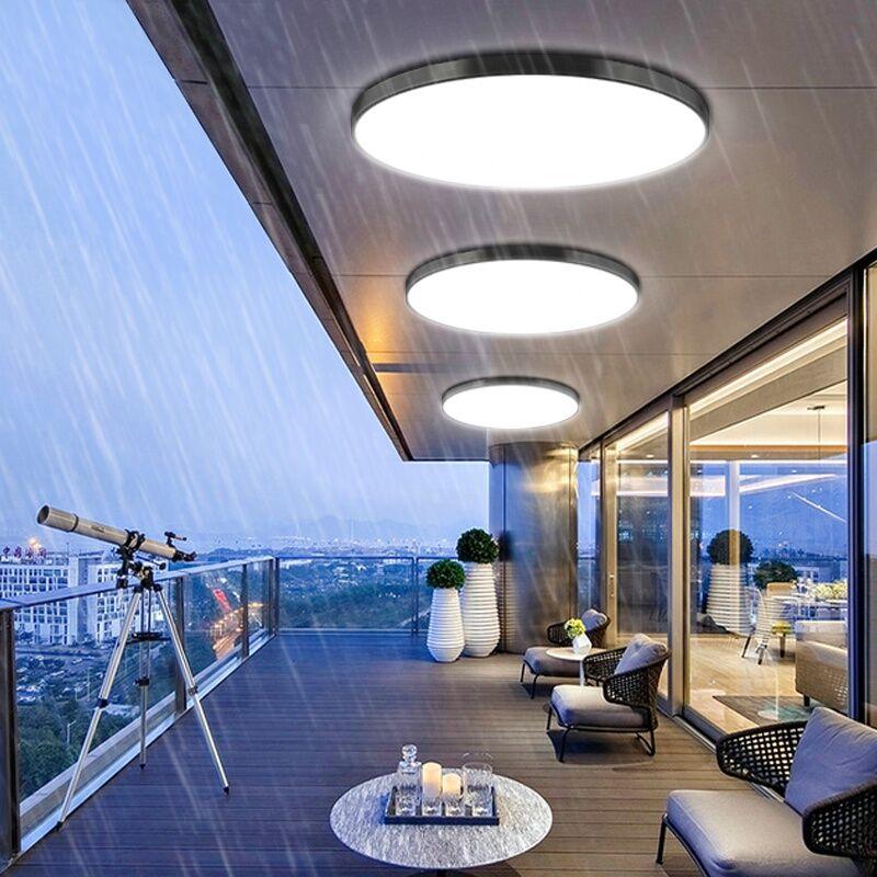【READY STOCK】LED Ceiling Light, Modern White Light/Tricolor Dimming ...