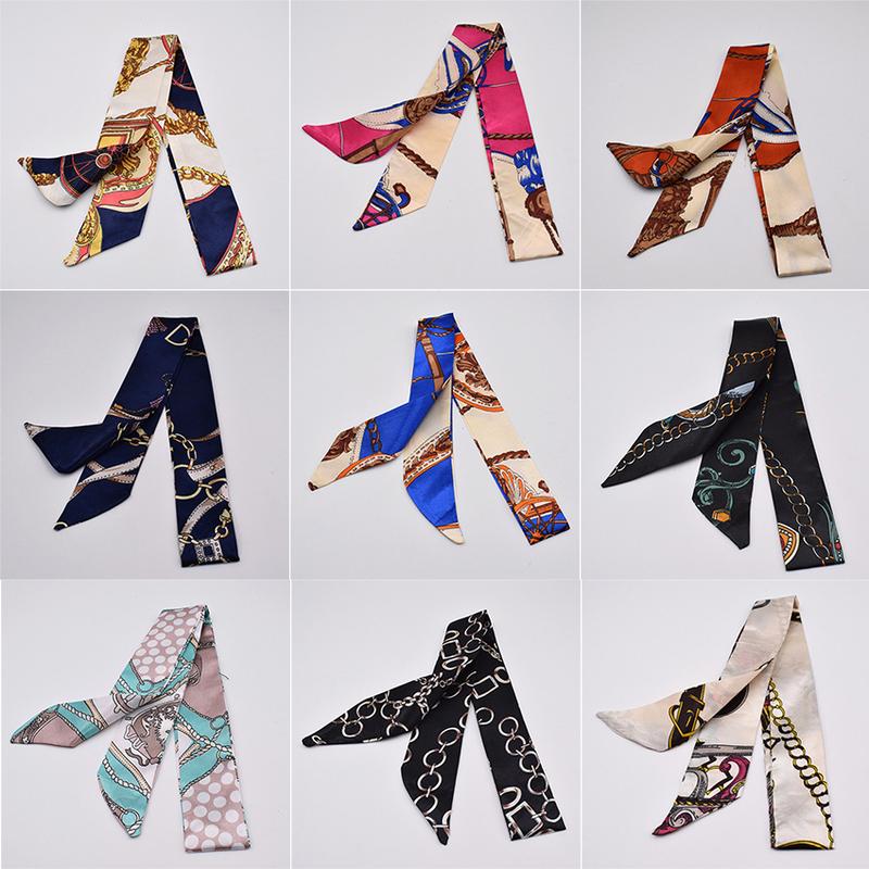 Small Silk Scarf For Women 2021 New Print Handle Bag Ribbons - TikTok ...