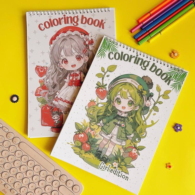 Buku Mewarnai Girl Edition Untuk Anak Perempuan Hobby Mewarnai Books ...