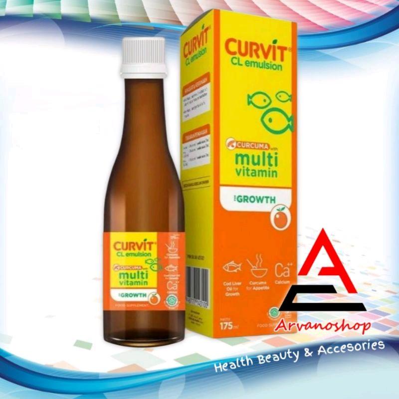 Curvit Cl Emulsion Syrup - Jeruk 175Ml Multivitamin dengan Temulawak ...
