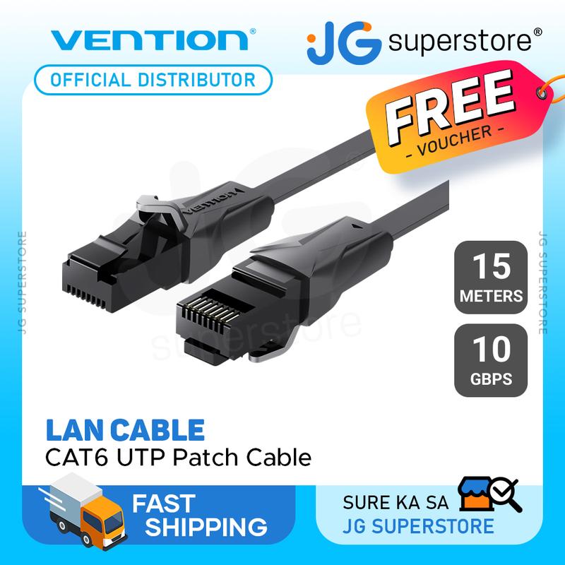 CLEARANCE SALE Vention CAT6 Ethernet Flat Cable UTP 10Gbps Lan - TikTok ...