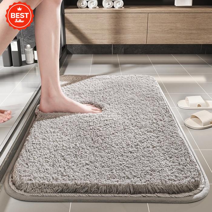 Promo 50*80CM Warna Solid Lantai Tikar Karpet Kamar Mandi Premium ...