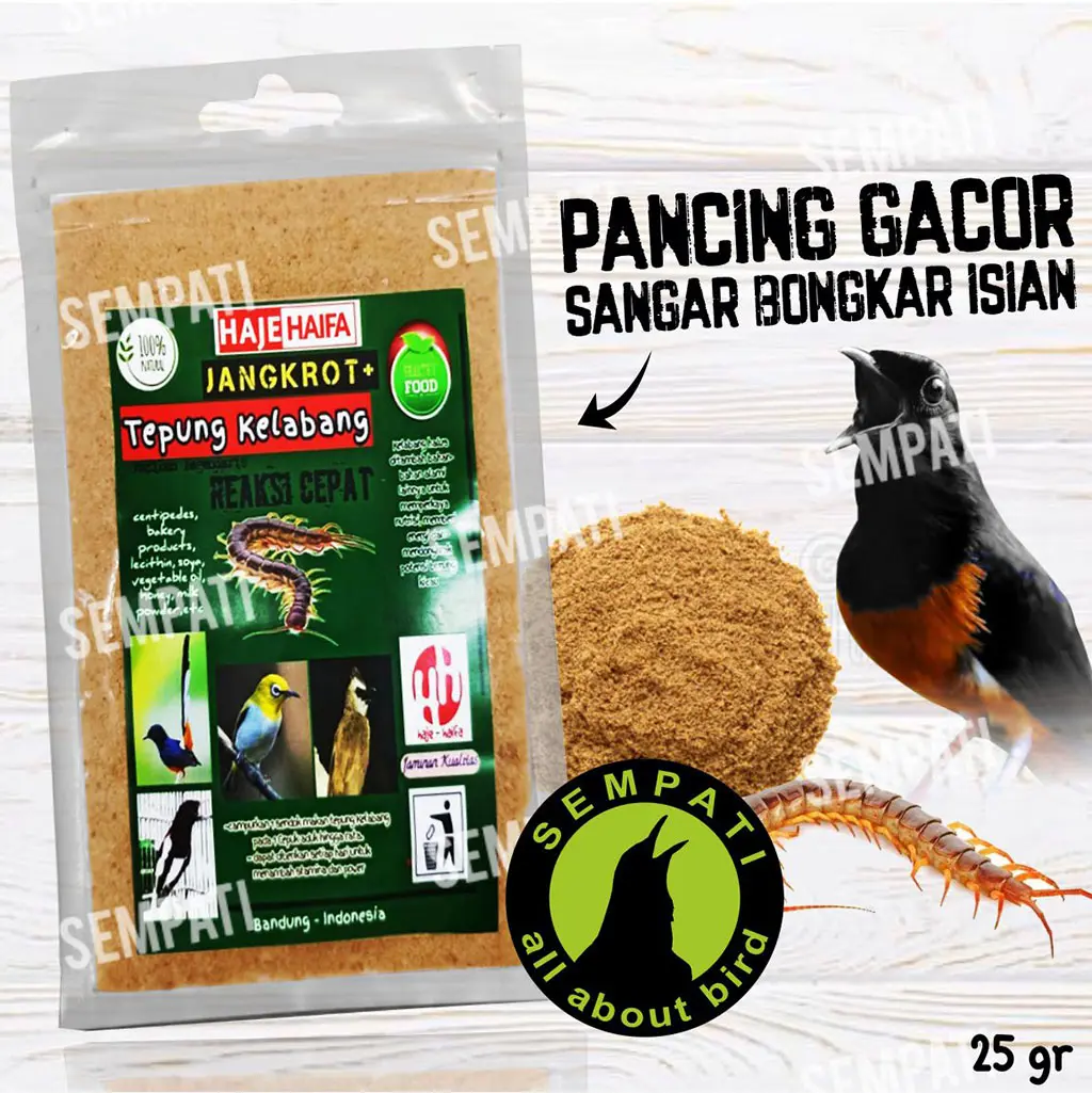 SEMPATI Jangkrot Tepung Kroto Madu + Tepung Kelabang Protein Tinggi ...