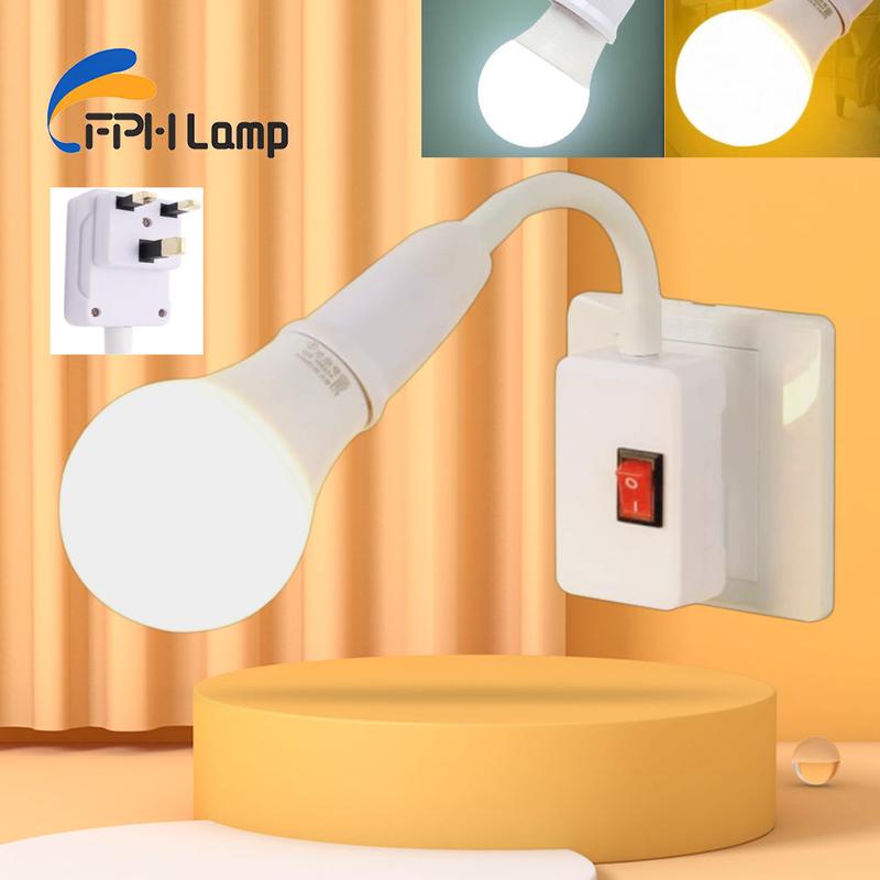 FPH Malaysia plug Direct Plug-in LED Lamp Plug-in Socket Light - TikTok ...