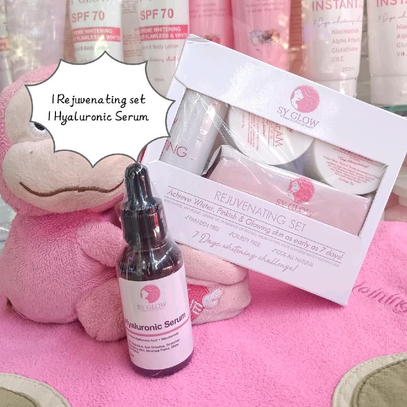 SY GLOW REJUVENATING & HYALURONIC SERUM - TikTok Shop Philippines