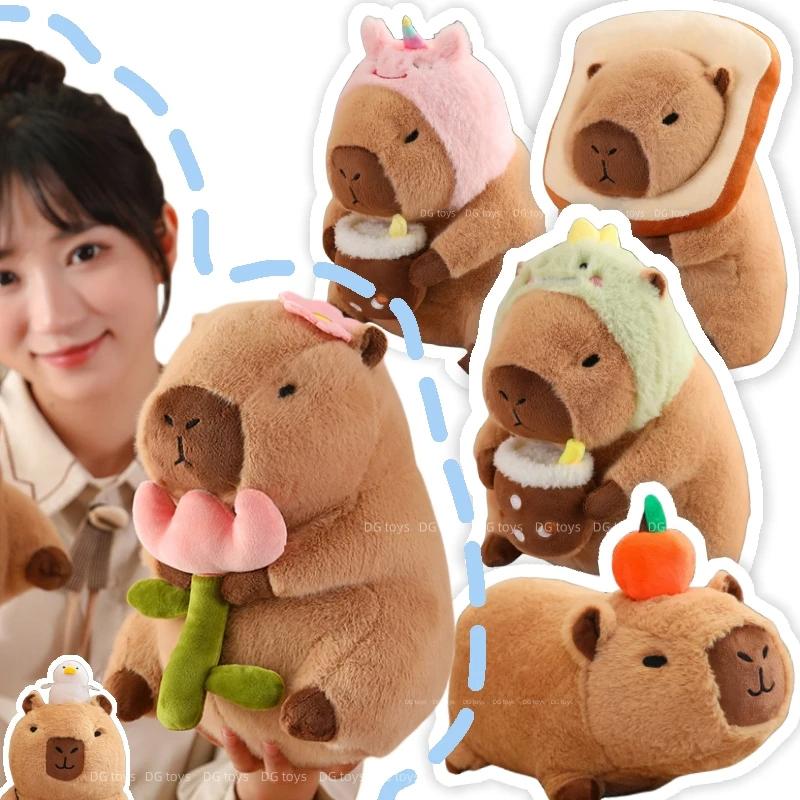 Mainan Mewah Capybara, Pakaian Cosplay Simulasi, Hiasan Makanan ...