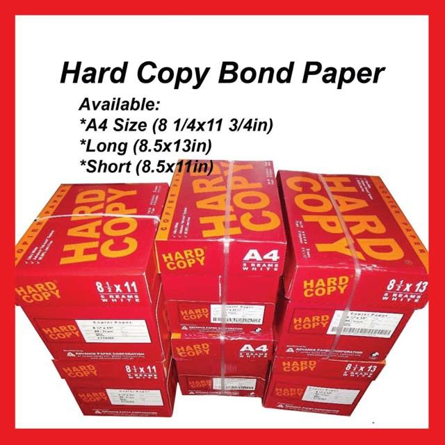 [ORIGINAL] HARD COPY Bond Paper Per Box (5 Reams) Wholesale - TikTok ...