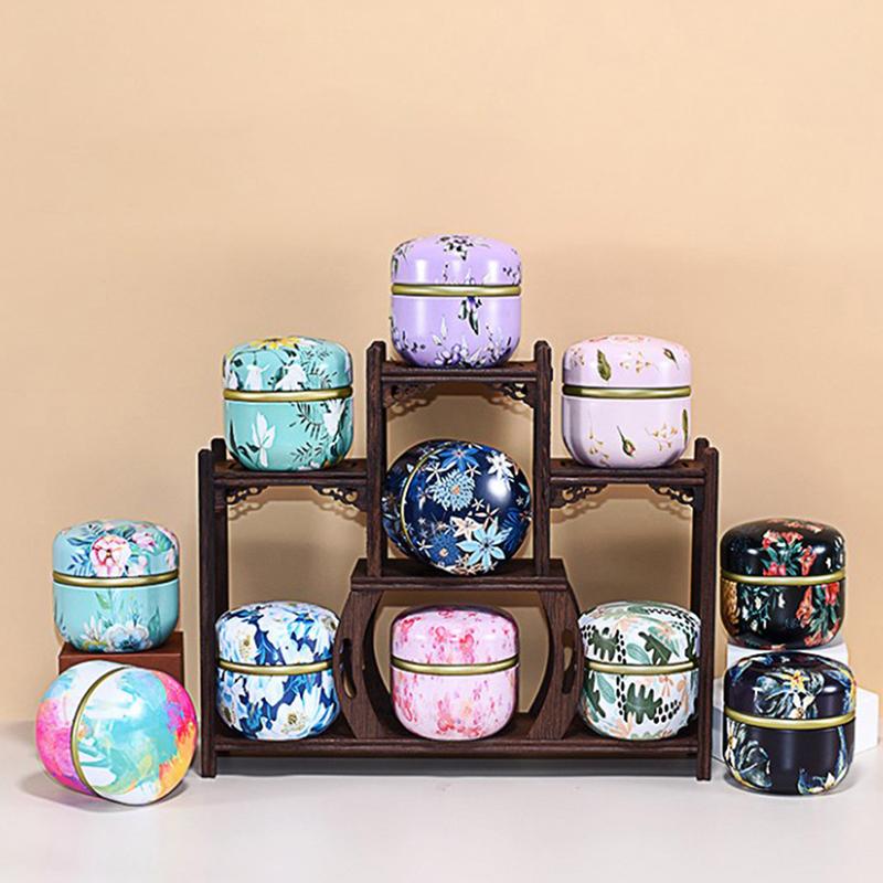 Tea Containers Cans Tea Box Candy Snacks Small Round Cans Mini - TikTok ...