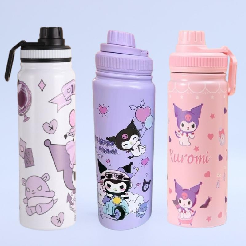 Niko 800ML Kuromi Water Bottle With Filter Cartoon Thermal Cup - TikTok Shop Philippines