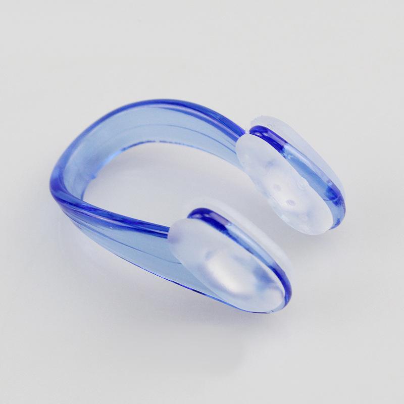 Unisex Clear Blue PC & Silicone Swimming Nose Clip #SwimmingAccessories ...