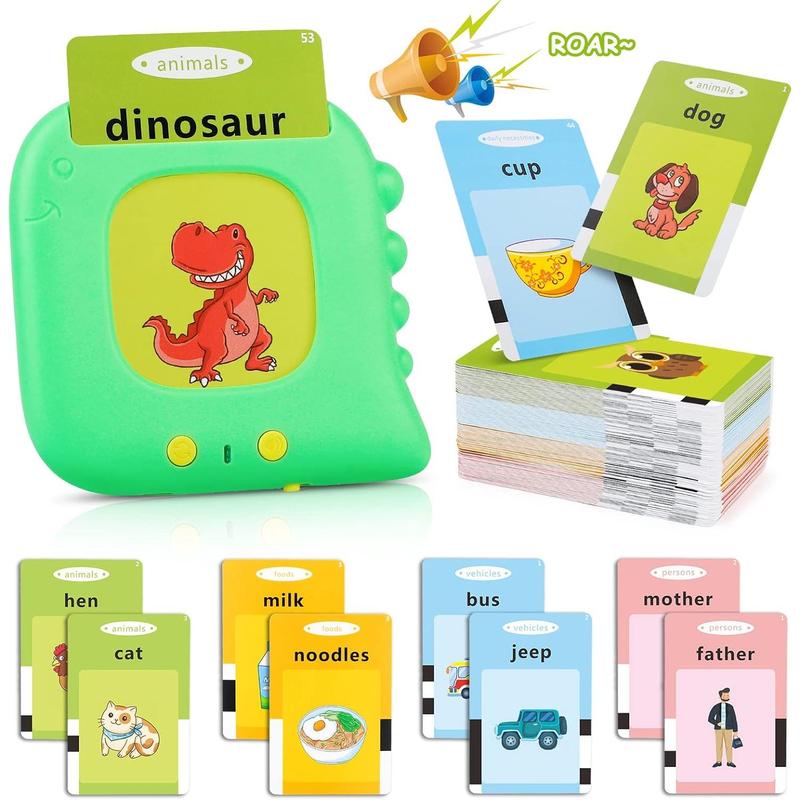 Talking Flash Cards for Toddlers 1-3, Autism Sensory Toys for Autistic ...
