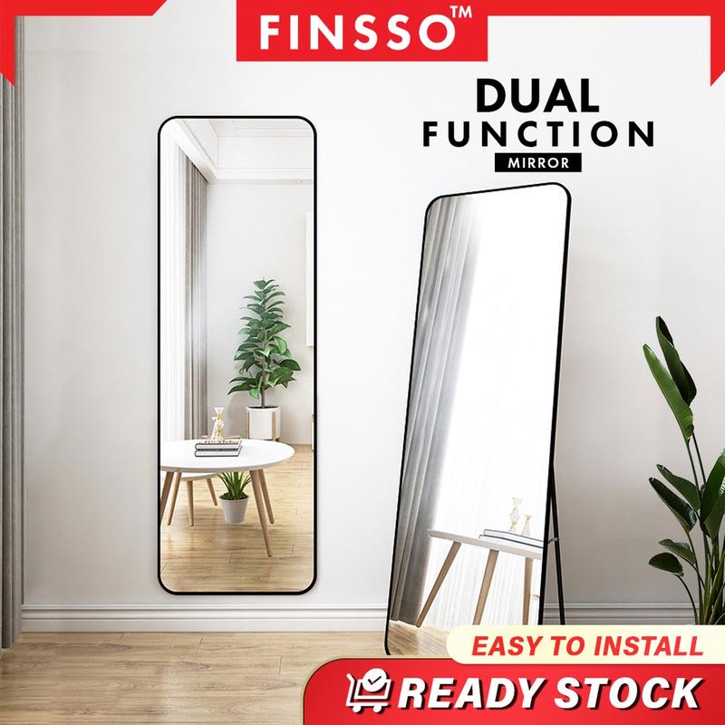 FINSSO: Dual Function Mirror Full Length Mirror / Floor Standing ...