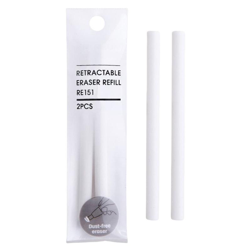 Pen Shape Retractable Eraser Easy Erasing Rubber Pencil Eraser - TikTok ...