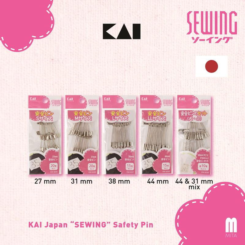 Safety Pin KAI Japan Peniti Made in Japan anti karat - Shop | Tokopedia