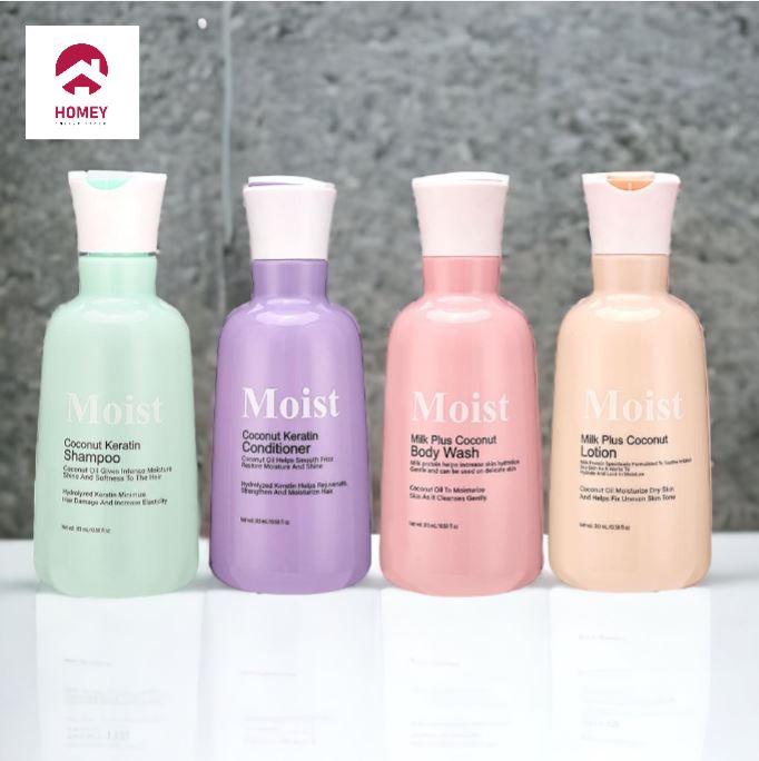 Moist Skincare Shampoo Conditioner Body Wash Lotion Set Coconut ...