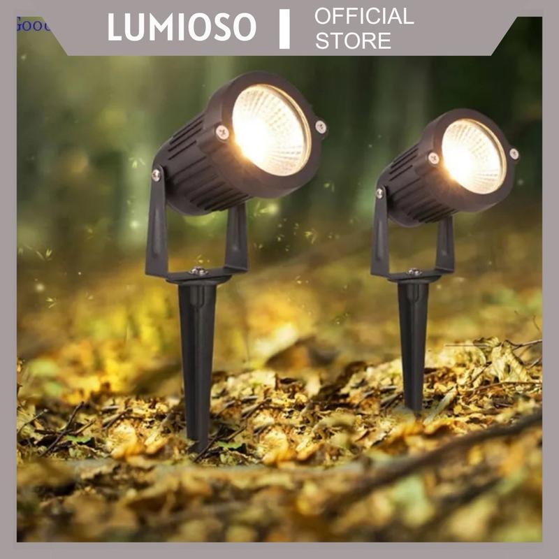 LAMPU TAMAN SOROT LED 5W 5 WATT COB TANCAP SOROT TAMAN 5 WATT KUNING ...