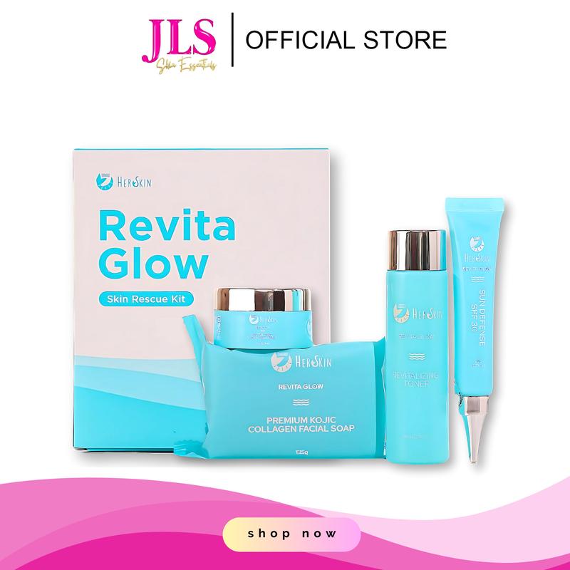 REVITA GLOW HER SKIN Skin Rescue Set Rejuvenating Kit NEW PACKAGING ...