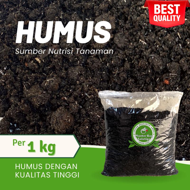 Humus Organik 1 Kg Pupuk Organik Nutrisi Tanah Media Tanam tanaman ...