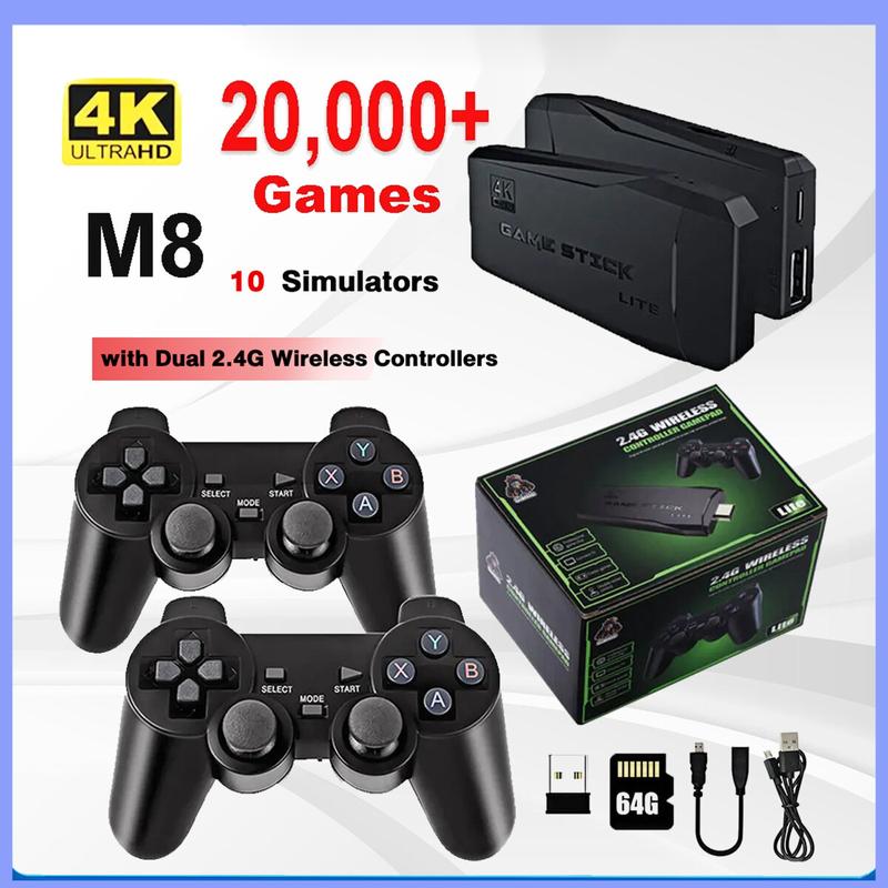 【Tawaran Istimewa！】Konsol Permainan Retro M8｜Gamepad Tanpa Wayar ...