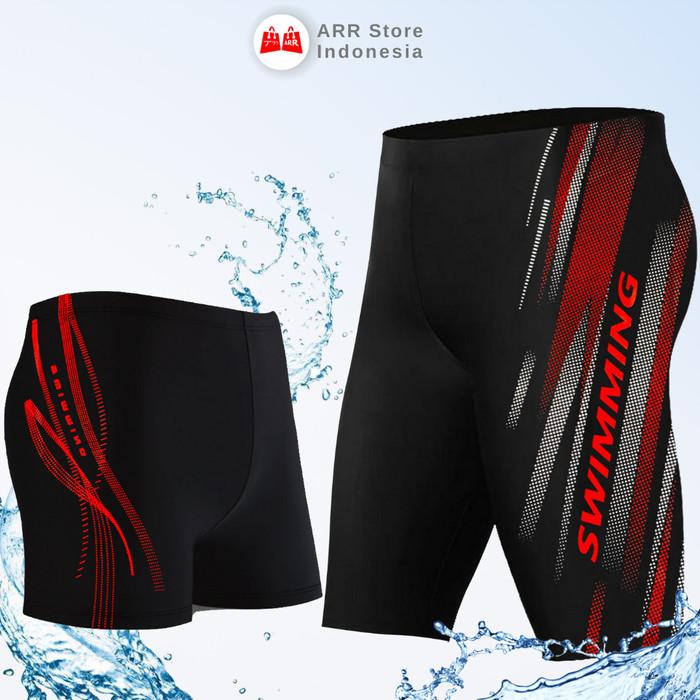 Promo Celana Renang Pria Swimming Suit Bahan Polyester Import Size L-XL ...