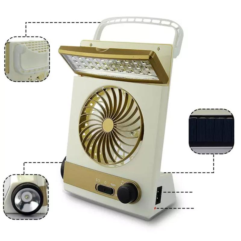 TONG'S 3 in 1 Solar Light Fan - Perfect for Outdoor Activities - TikTok ...