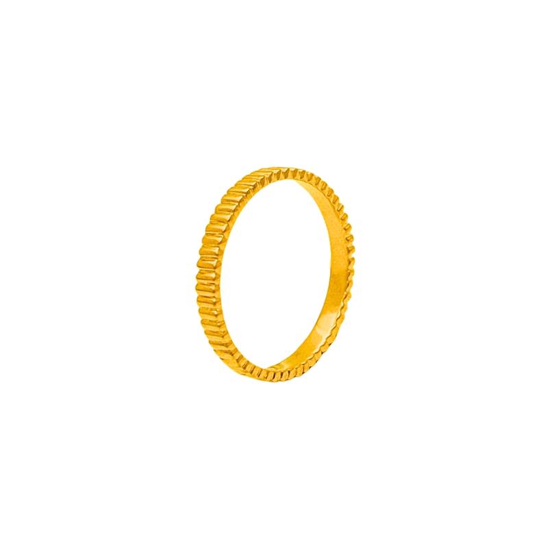Top Cash Jewellery 916 Gold Simple Elegant Ring - TikTok Shop Singapore