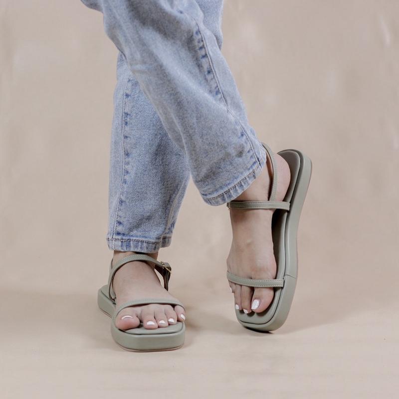Yuna Lea 1-Inch Ankle Strap Padded Platform Sandals Wedge - TikTok Shop ...