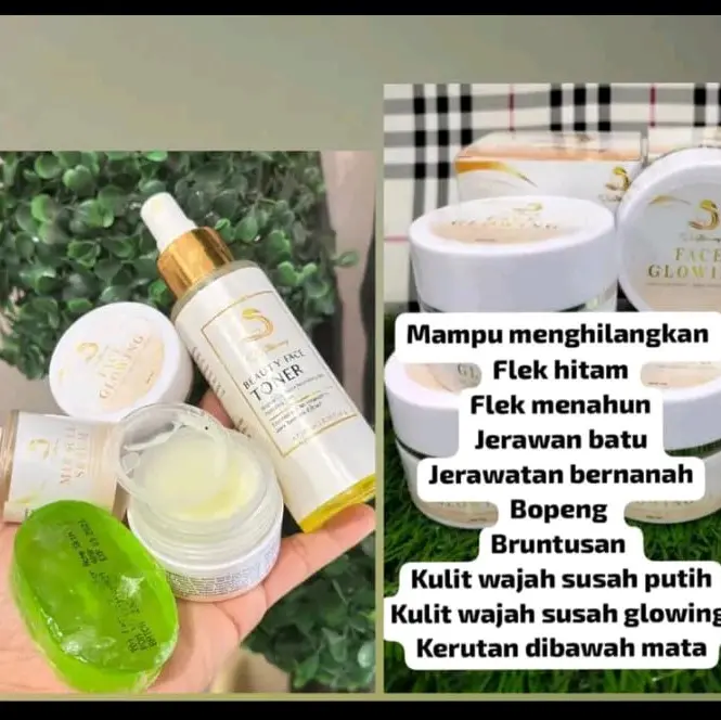 Paket lengkap cream face TA glowing BPOM khusus kulit bermasalah Semua ...