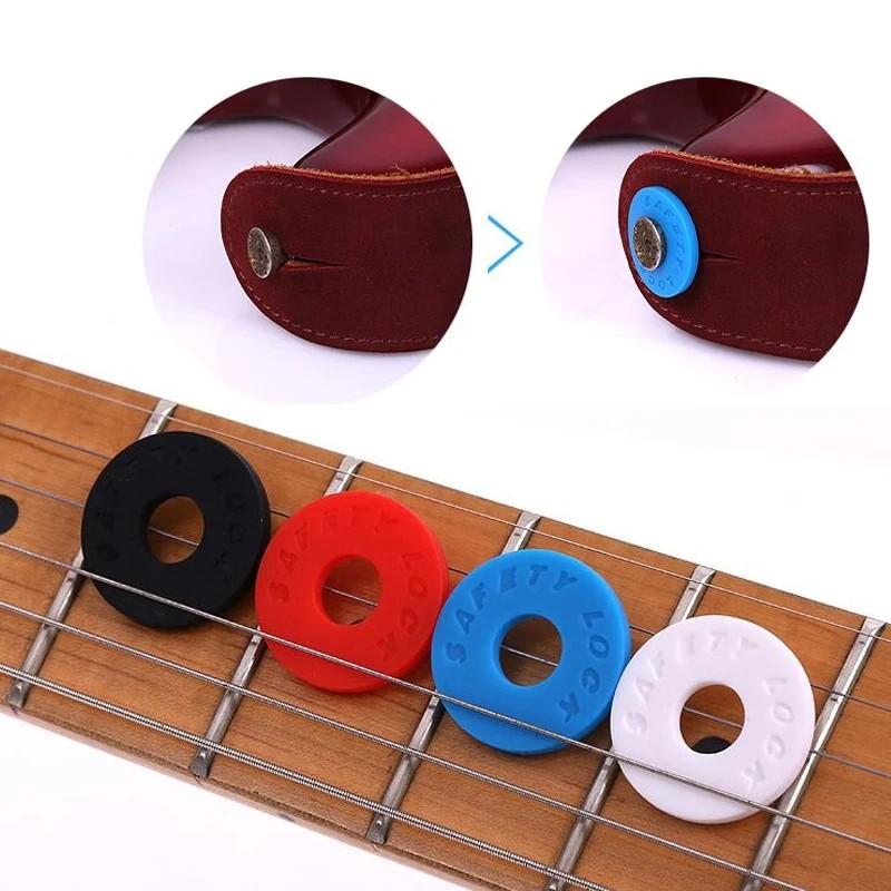 1PC 2.5cm Guitar Strap Locks Block Rubber Safety Lock Washer - TikTok ...