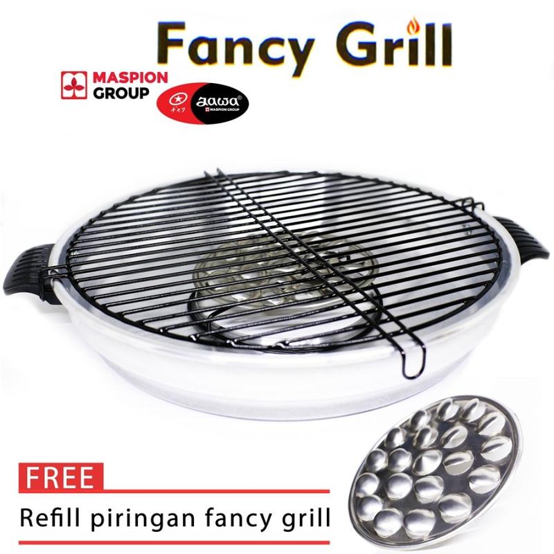 FANCY GRILL 33 CM STAINLESS STEEL - Shop | Tokopedia
