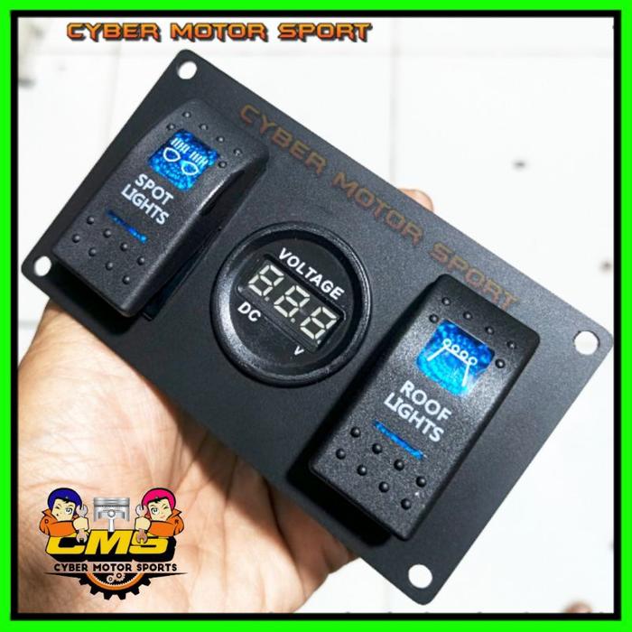 Jual Dashboard interior panel add on mobil universal . saklar panel ...