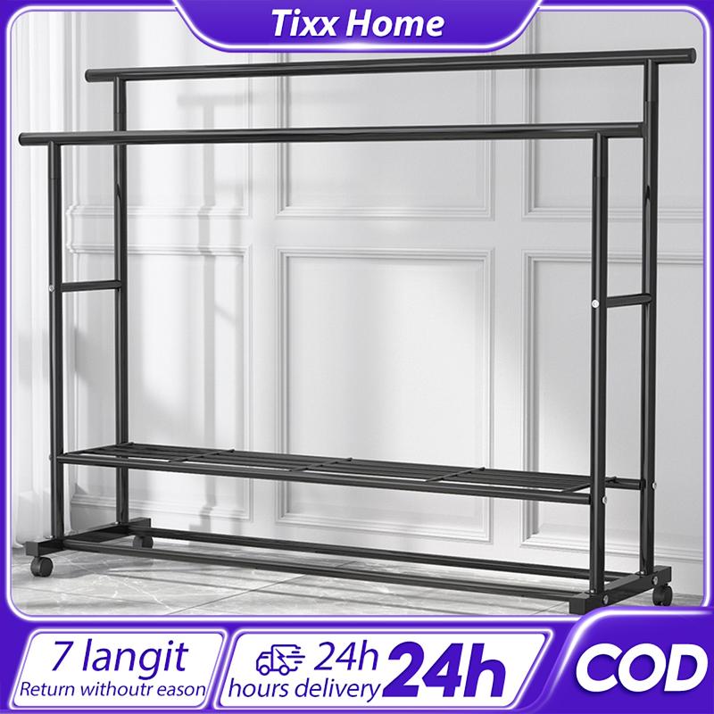 TX Heavy Duty Metal Drying Rack Clothes Rack Stand Hanger Rack - TikTok ...