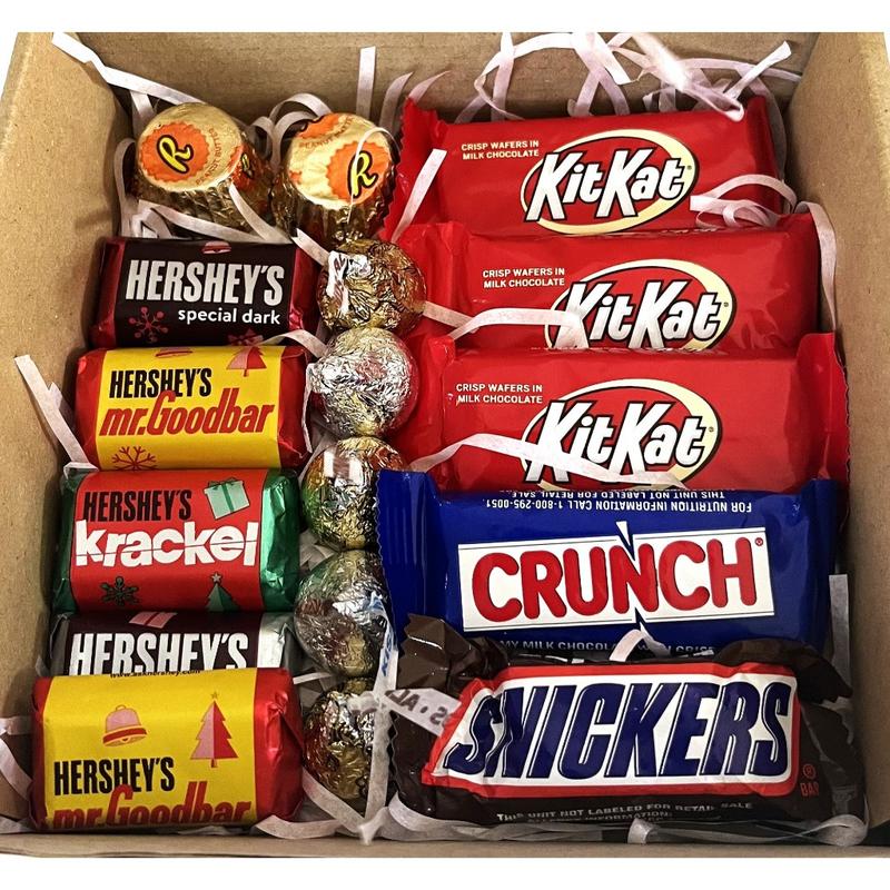 IMPORTED CHOCOLATE GIFT BOX SMALL 17 PIECES-KITKAT CRUNCH SNICKERS ...
