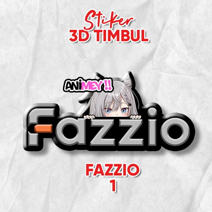 Jual Stiker Emblem 3D Timbul Vestia Zeta Logo Fazzio / Stiker Anime ...