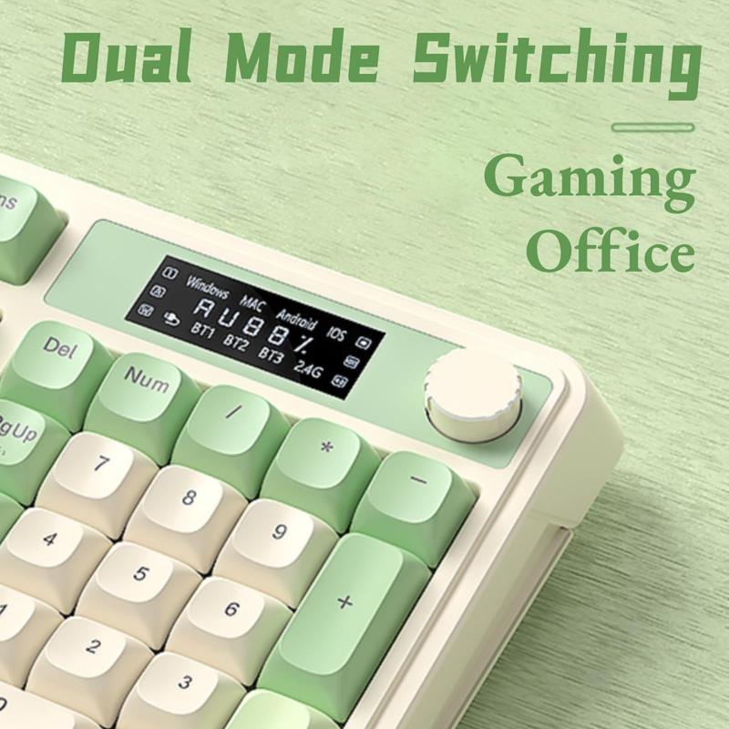 AULA S99 Pro Wireless Keyboard, Tri-mode Bluetooth-compatible/2.4G/USB ...