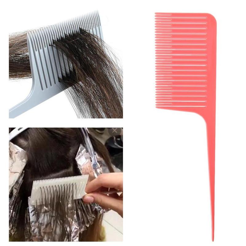 One-Way Hair Highlighting Comb Highlights Comb Weaving Foiling - TikTok ...