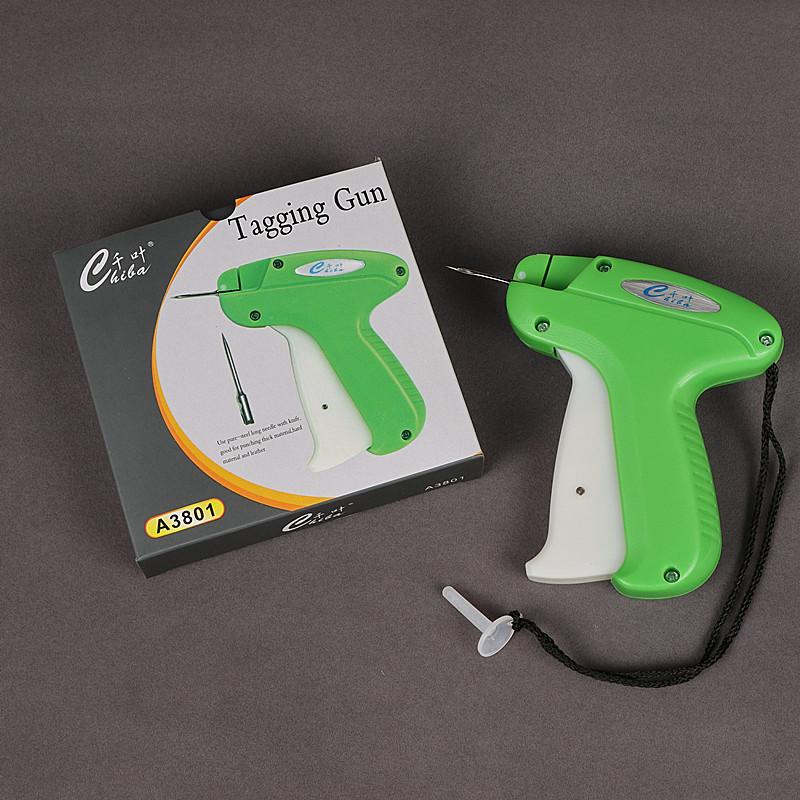 Stapler member tag standard gun trademark gun javelin green ABS plastic ...