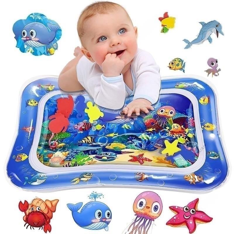 Inflateable Baby Water Play Mat PVC Inflateable Toy For Infant - TikTok ...
