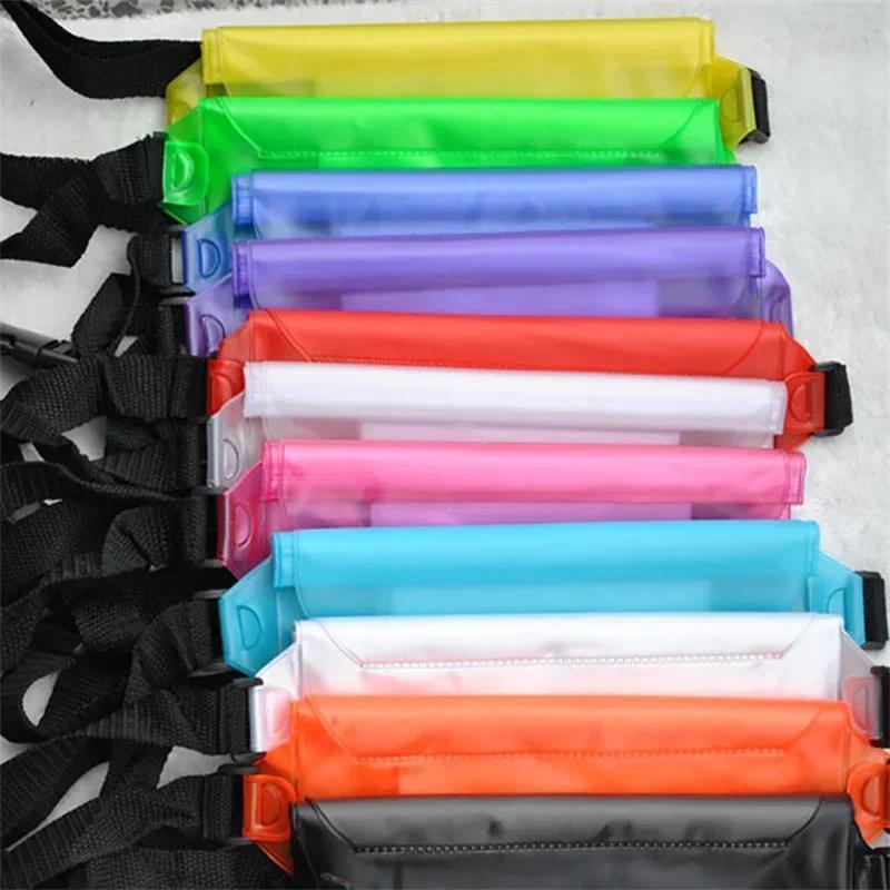 Large Waterproof 3-Layer Sealing Swim Bag - Transparent Dry Pouch ...