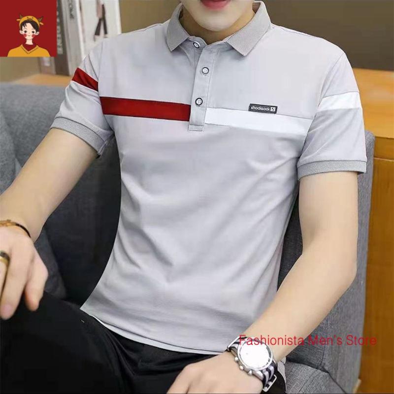 2025 style polyester fabric, stylish MEN'S T-shirt outdoor Sport - TikTok Shop Singapore