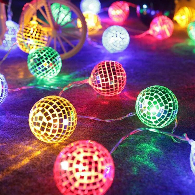 1PC 1.5M LED String Lights Battery Powered Ball Stage Lamp for - TikTok ...