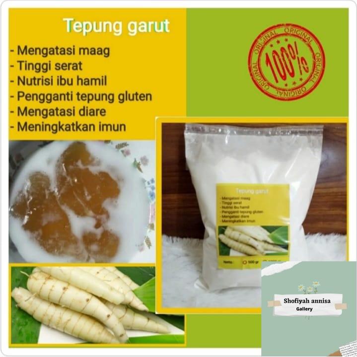 TEPUNG PATI GARUT 0.5kg ANGKRIK IRUT untuk asam lambung - Shop | Tokopedia