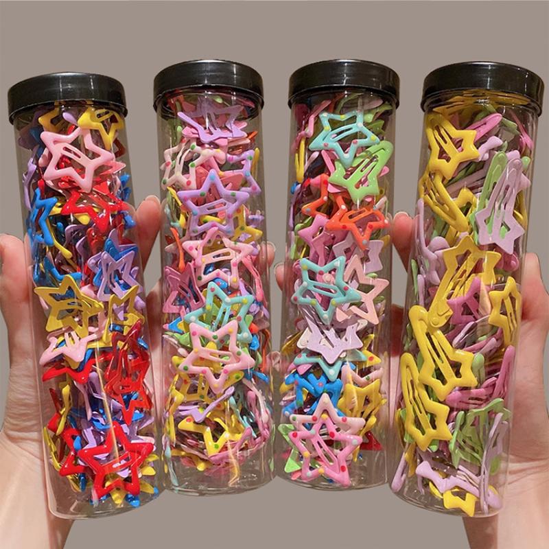 Klip Rambut, 25PCS, Warna Y2K, Rekaan Bintang dan Milenium, Gaya ...