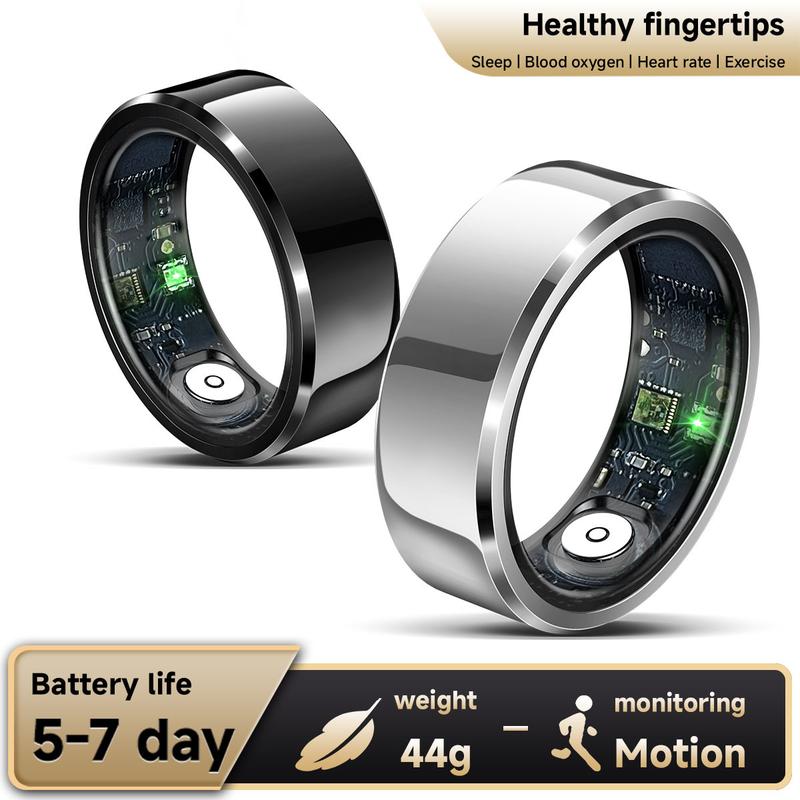 New R6 Smart Ring Heart Rate Blood Oxygen Sleep Monitoring Tracking ...