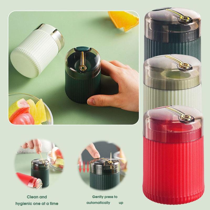 1PCS Bounce Automatic Toothpick Dispenser Tooth Pick Accessories ...