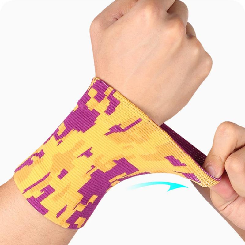 1pc Stretch Elastic Wristband Unisex Fitness Tennis Basketball Wrist ...