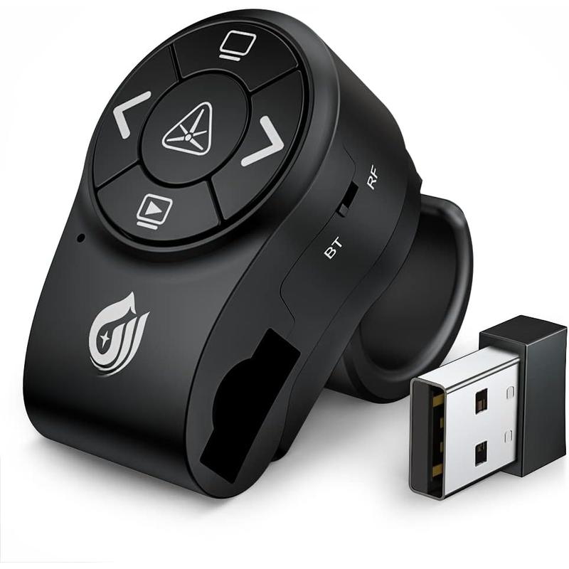 Presentation clicker for PowerPoint presentations, RF 2.4GHz Finger ...
