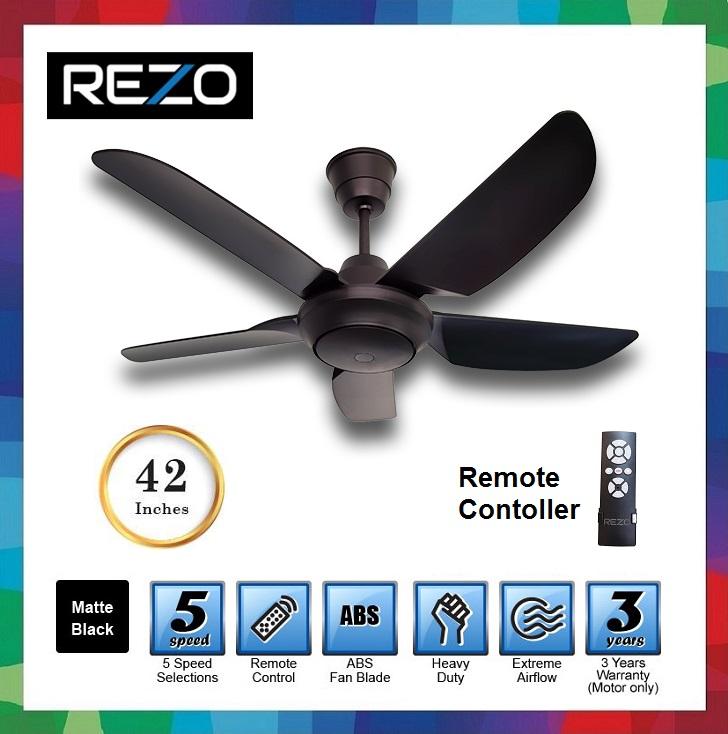REZO 42" Baby Ceiling Fan AX42 5 Blade ABS / KIPAS SILING Fans - TikTok ...