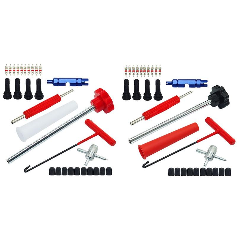 30pcs quick Change Tire Valve Tool Kit fit for Cars,ATVs,Trucks ...