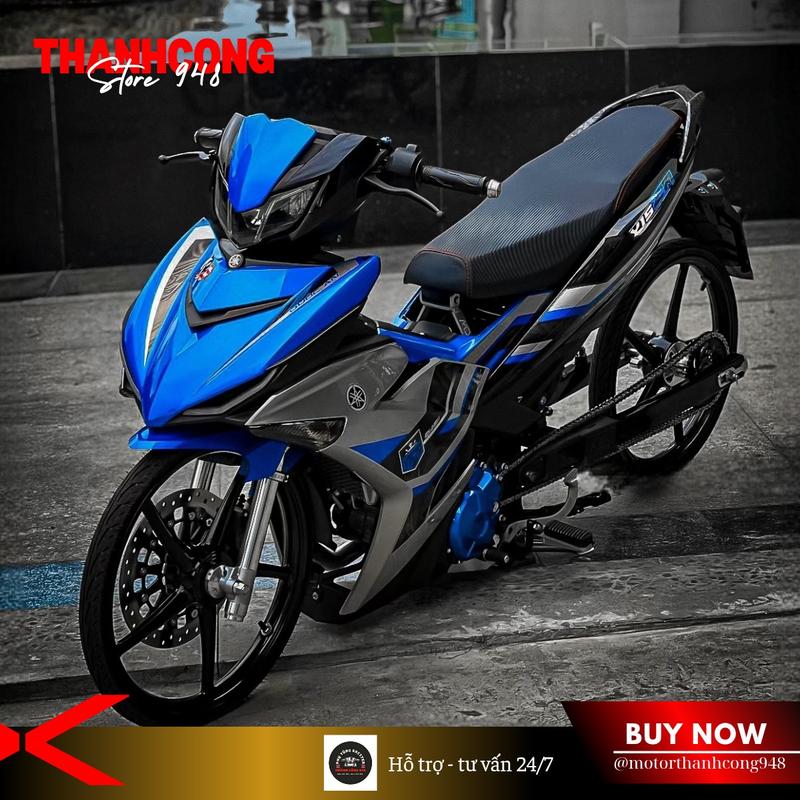 Dàn áo Exciter 150 Xanh Đen Bạc mẫu tem Y15ZR - Tặng Tem, Baga - TikTok ...